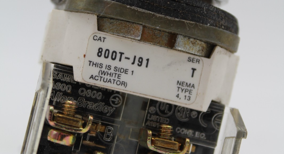 Allen-Bradley 800T-J91 3-Position Selector Switch | eBay