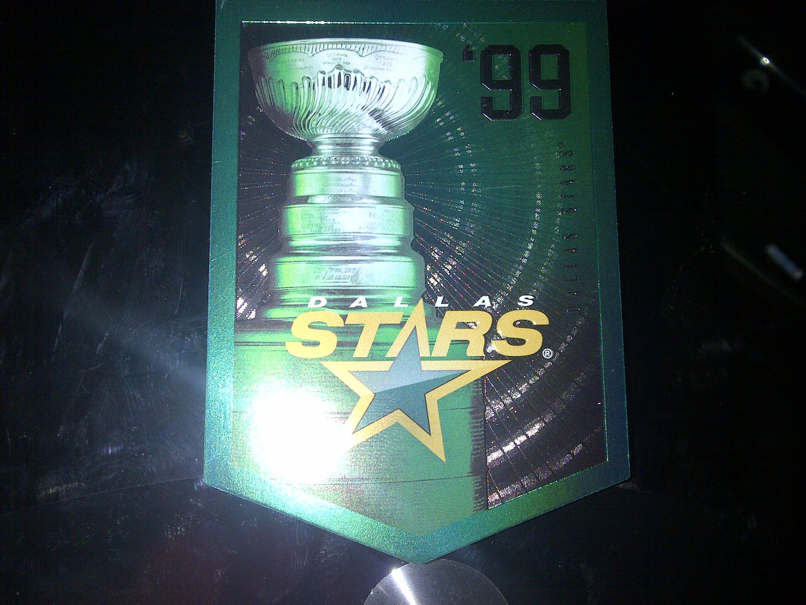 DALLAS STARS STANLEY CUP BANNER Molson Coors Budweiser Panini Rare ...