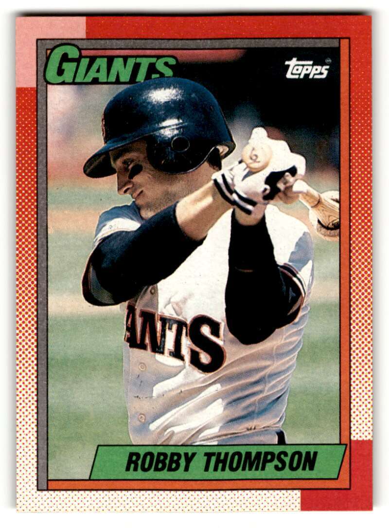 1990 Topps #325 Robby Thompson San Francisco Giants Baseball Cards E ID ...