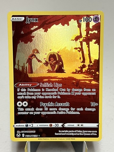 Jynx TG04/TG30 Full Art NM/M Silver Tempest Pokemon Card Trainer ...