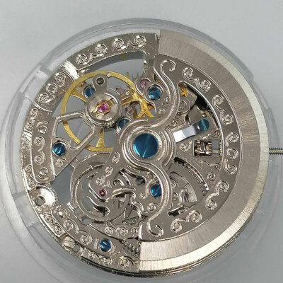 Asian Silver Tianjin TY2807 T16 Hollow Automatic Mechanical Movement ...