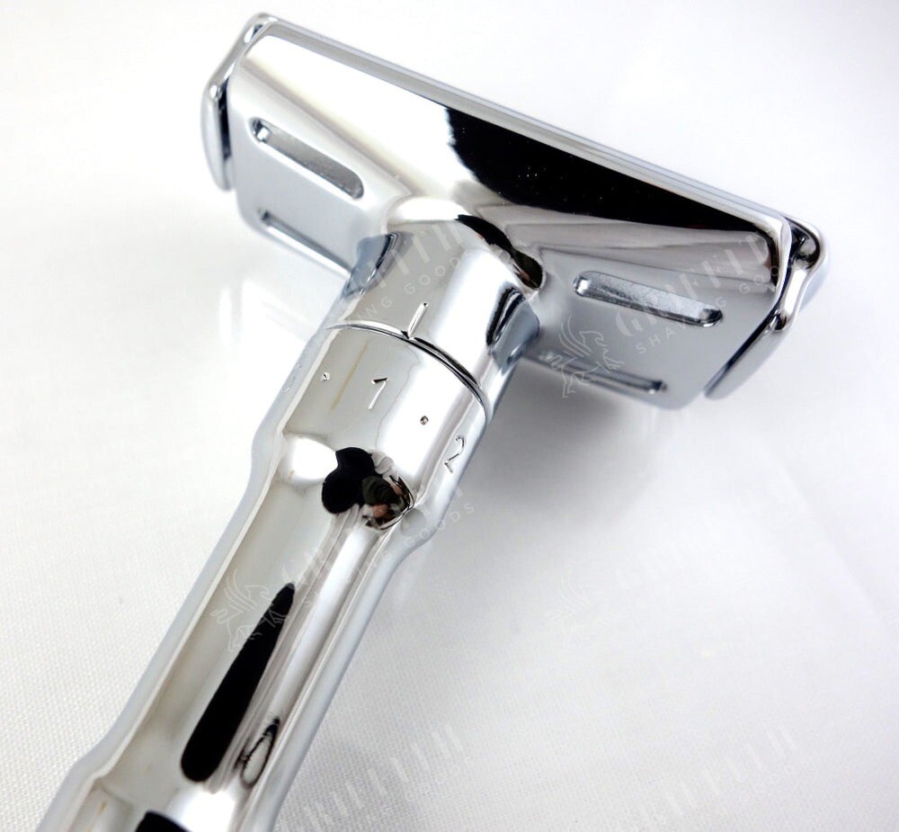 Genuine Merkur FUTUR Adjustable Safety Razor, Chrome Finish, MK-701001 ...