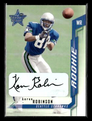 2001 Leaf Rookies & Stars #226 Koren Robinson Rookie Autographs | eBay