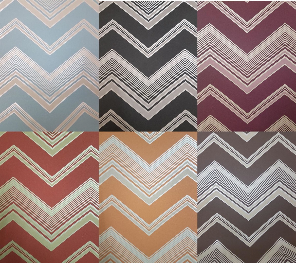 Purple And Grey Chevron Background