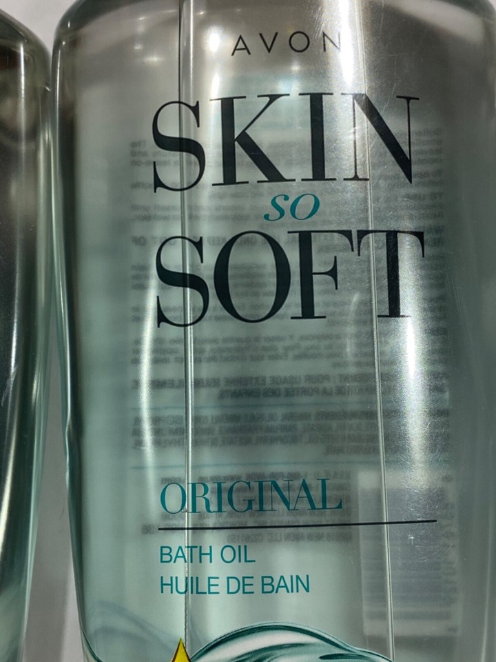 Avon~Lot of 2~Skin So Soft Original Bath Oil w/Jojoba,16.9 oz~New ...