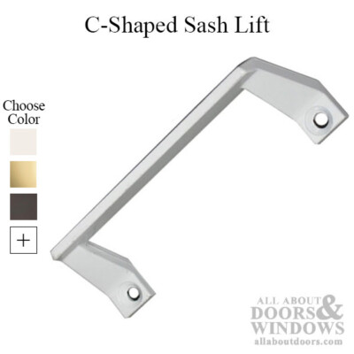 Sash Lift, Pull Handle, C-Shaped - Choose Color | eBay