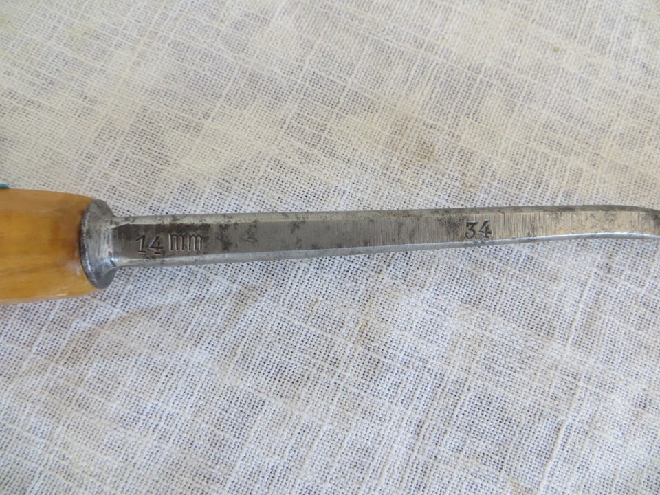 ZZ_Vintage Hugo Paffenhoff Back Bent Carving Gouge - Sweep 34, 14 mm Wide | eBay