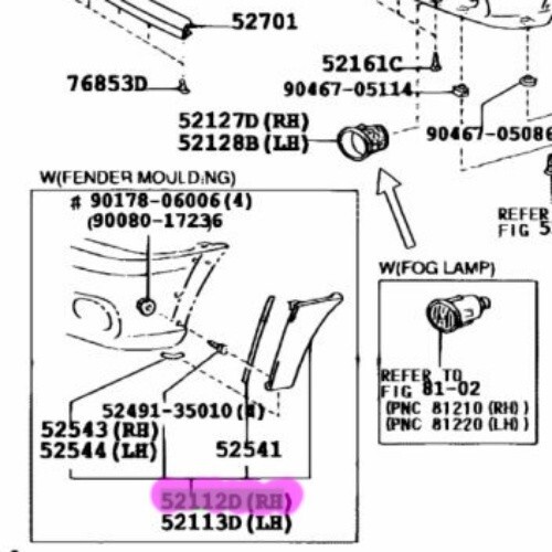 【NEW】Toyota Genuine 01-06 Sequoia Tundra Extension, Front Bumper, RH ...