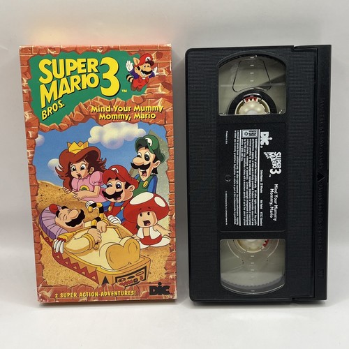 Super Mario Bros 3 VHS Mind Your Mummy Mommy Mario Cartoon Show 1990 ...