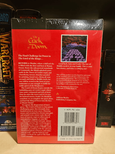 SEALED Crack of Doom Lord of the Rings PC Game Big Box Tolkien | eBay
