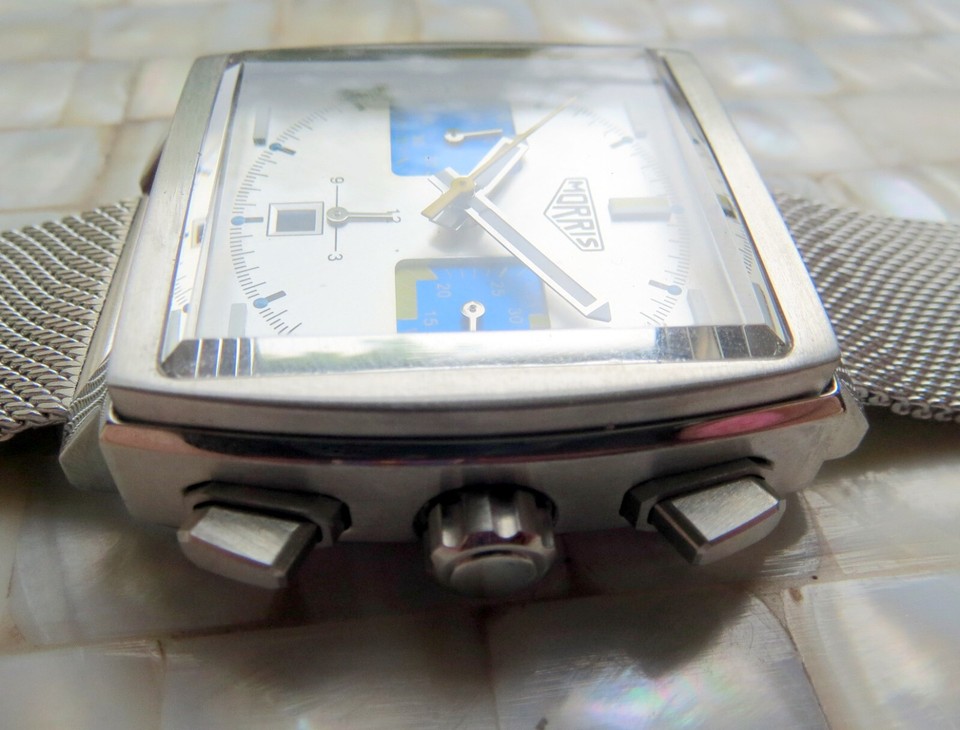 MORRIS MONACO A 7750 AUTOMATIC CHRONOGRPAH WATCH SAPPHIRE 5ATM BRAND ...