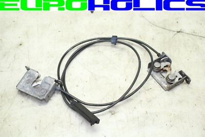 BMW E60 535xi 04-10 Lower Hood Latch Lock PAIR w/Cable 51237115229 ...