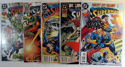 Superman Lot of 5 #95, 37, 102, Annual 4, 7 DC Comics 1995 1st Print ...