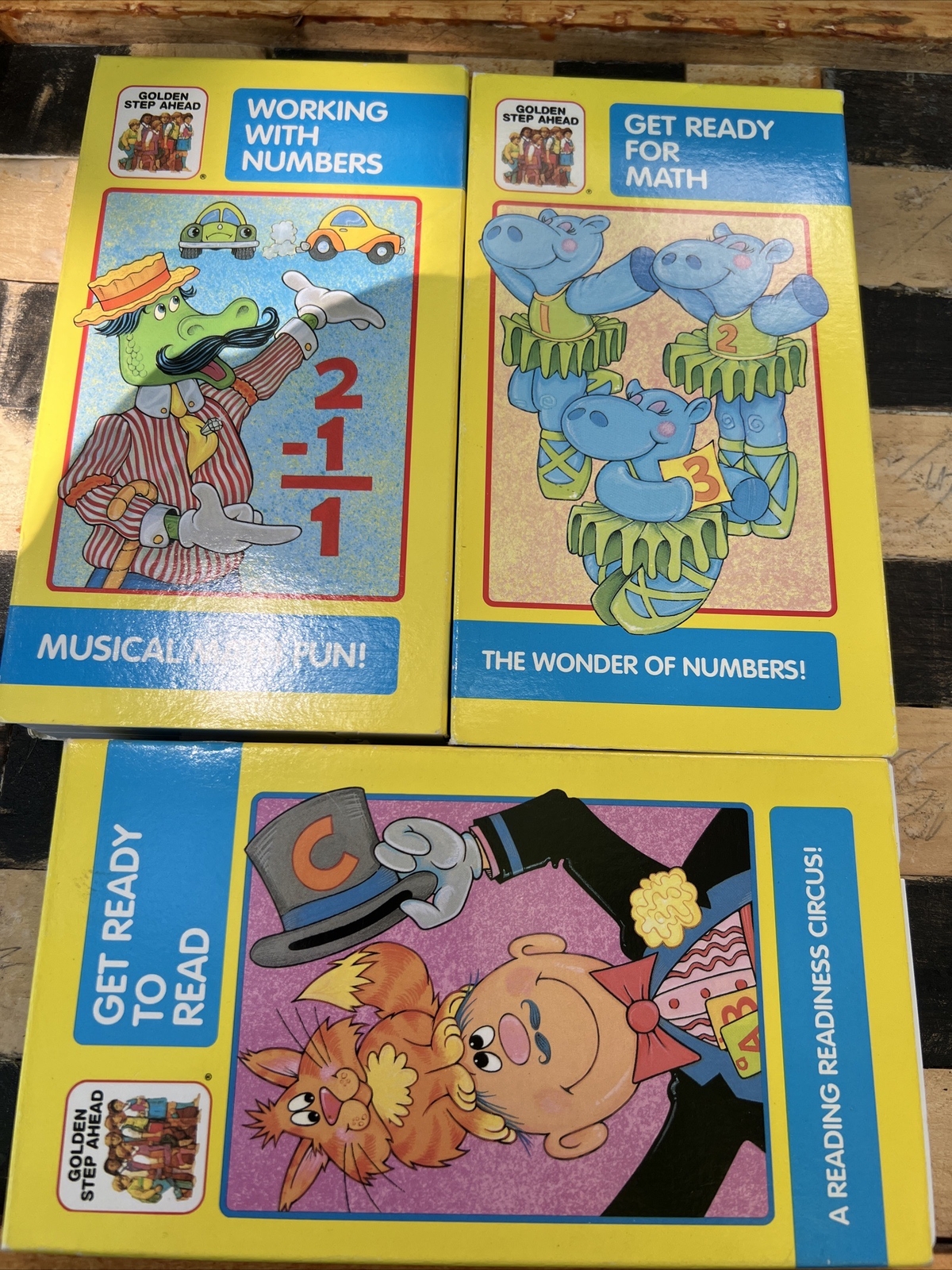 Get Ready for School Working With Numbers , Get Ready For Math & Read 3vhs 33500137976| eBay