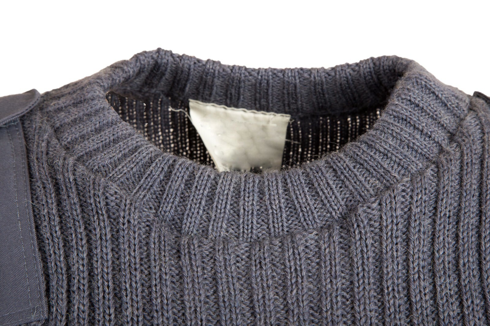 Real British Army RAF Blue Commando Jumper Wool Crew Neck Woolly Pully ...