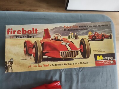 Vintage 1997 Monogram Firebolt Jet Power Racer OPENED AND UNBUILT | eBay