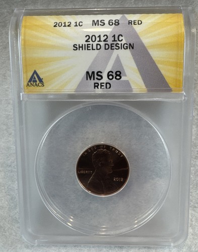 2012 Lincoln Cent MS68 Red ANACS TOP GRADE | eBay