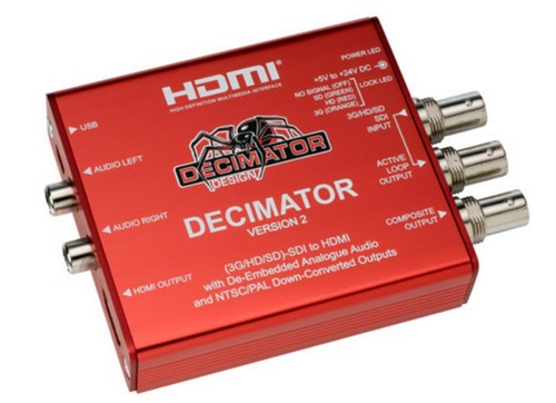 Decimator DEC-DECIMATOR-2 Miniature 3G/HD/SD-SDI to HDMI Converter | eBay