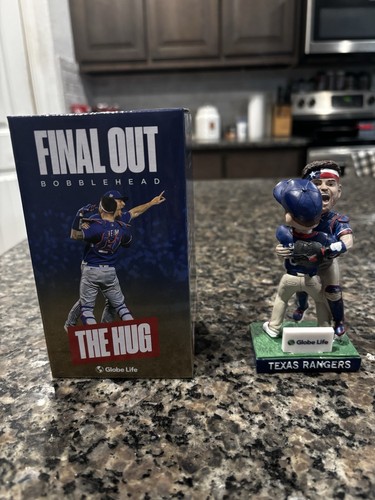 Texas Rangers “Final Out, The Hug” Bobblehead | eBay