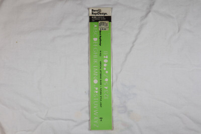 Berol RapidDesign R-922 Vertical Lettering Guide FUTURA 3/8" NOS USA | eBay