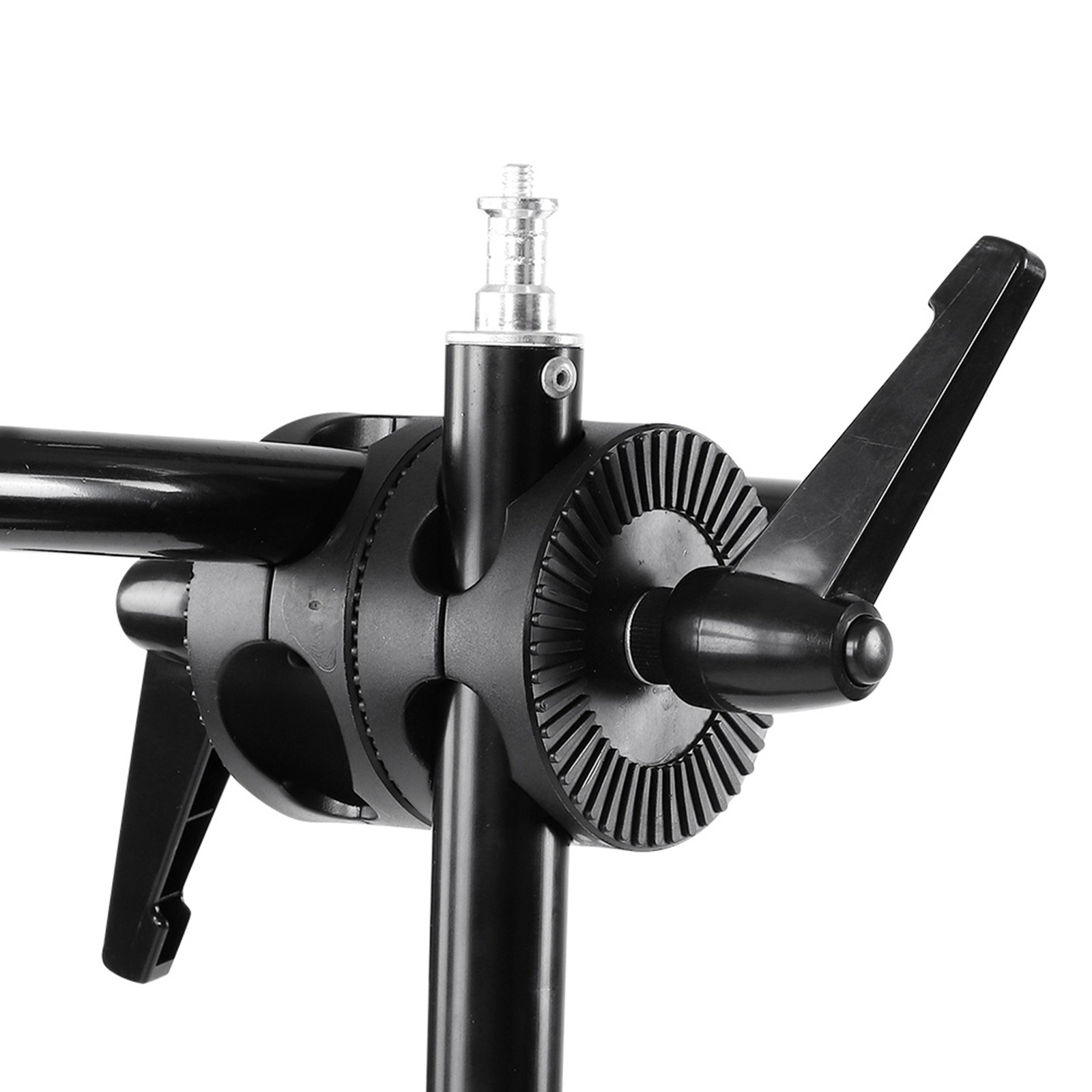 Dual Wheel Reflector Bracket Support Rotator Light Stand Adapter ...