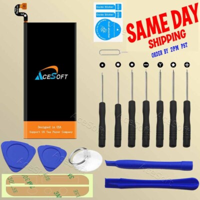 AceSoft 6620mAh Extended Slim Battery for T-Mobile Samsung Galaxy S7 ...