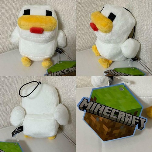 bambola di peluche deforme minecraft alex & steve & pollo set 18cm ...