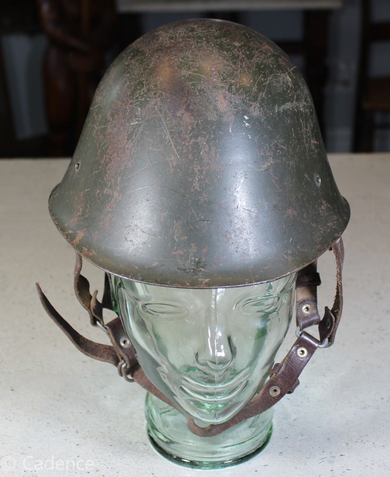 Post WW2 Romania Romanian M73 Steel Combat Helmet. Complete Nice. #23 | eBay