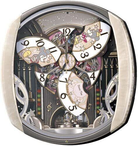 SEIKO FW563A Disney Musical Wall Clock Mickey Mouse Time Automaton NEW ...
