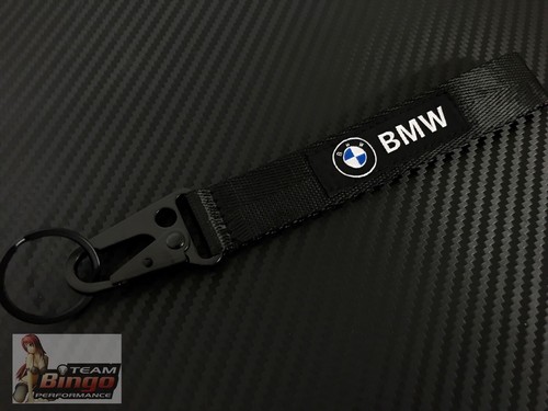 Suits BMW M Jet Tag Nylon Strap Car Keyring Keychain Metal Hook M2 M3 ...