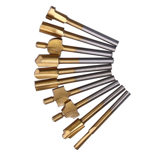 10pcs Carpentry Router Bits Carbide Burr Set For DIY Woodworking JY New ...