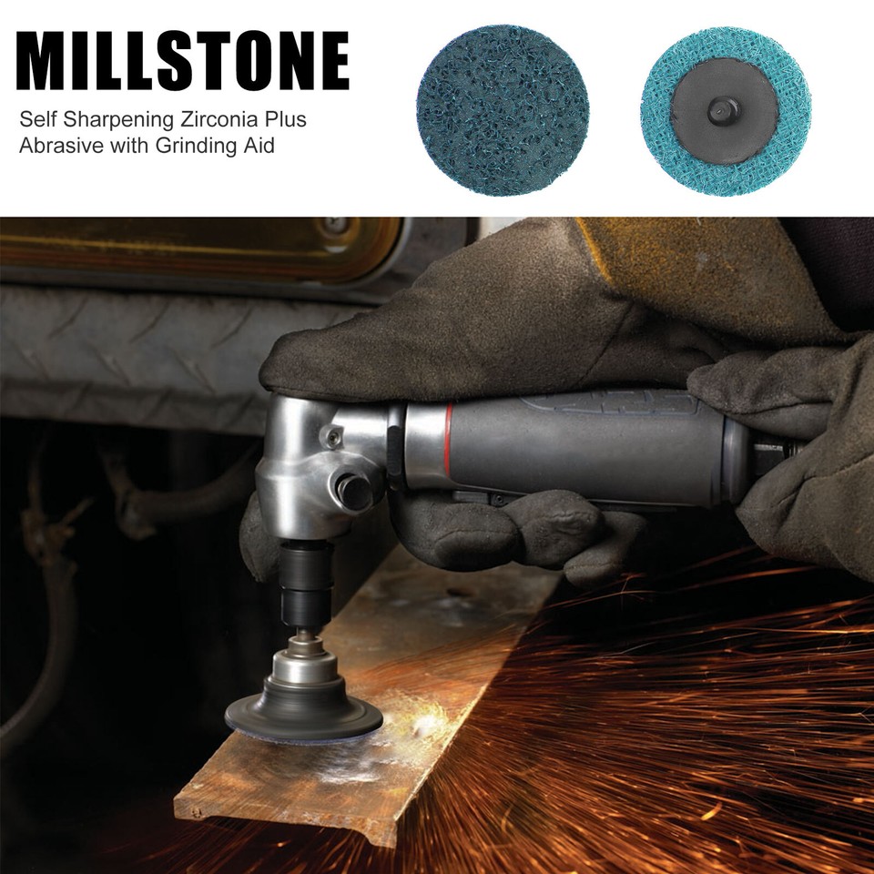 50 Pc 2" Fine Roloc Scotch Pads Roll Lock Surface Sanding Disc in USA ...