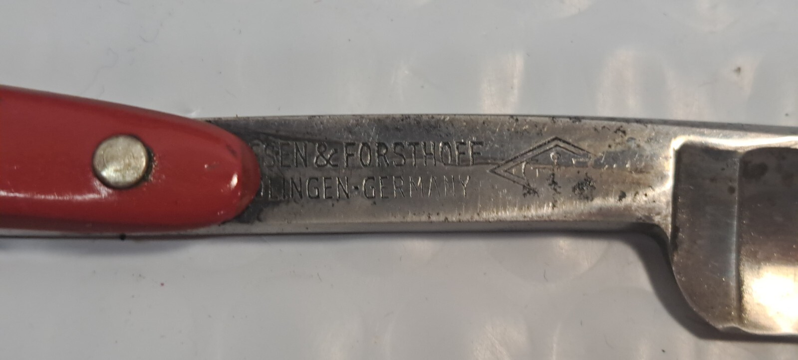 Straight Razor Red Imp 133 Straight Edge Razor Made in GERMANY SOLIGEN ...
