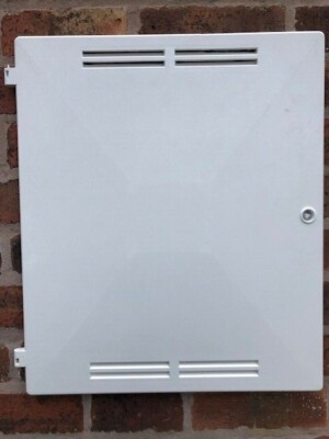 GAS METER BOX DOOR (MK1 Recessed)complete with Key,Hinges,Latch ...