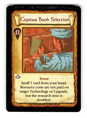 2001 Age of Empires Expandable Card Game Copious Book Selection | eBay