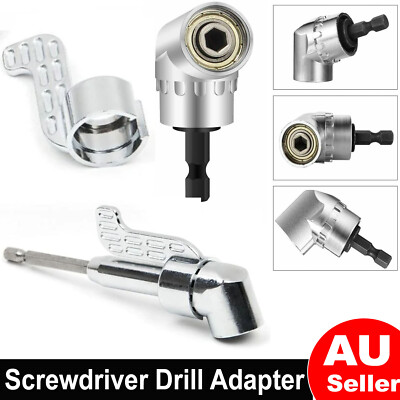 Right-angle Screwdriver Drill Adapter Attachment Impact Hex Driver ...