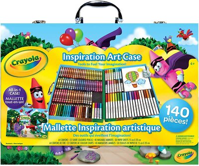 Crayola Inspiration Art Case, 140 Art Supplies, Crayons, Gift for Boys ...