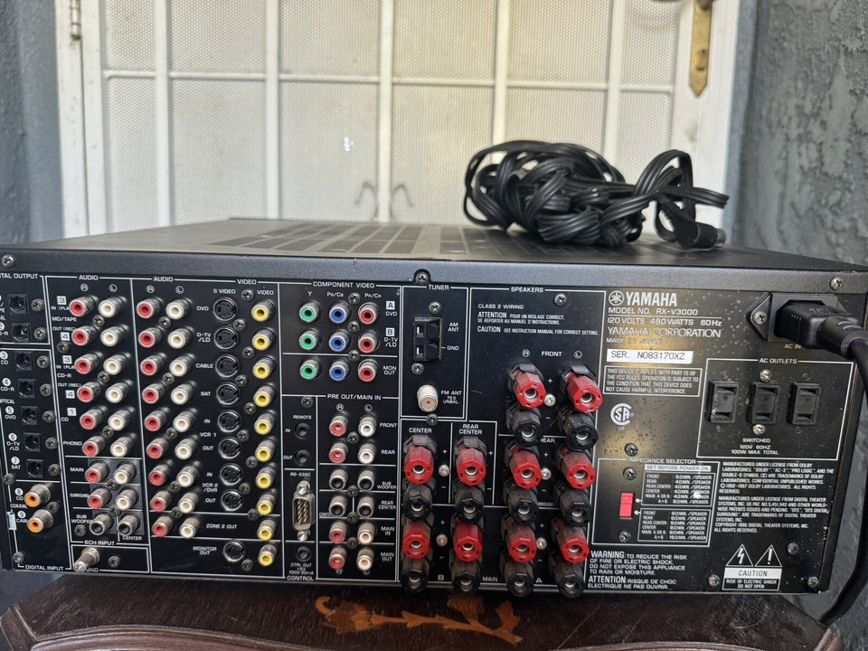 Yamaha RX-V3000 Natural Sound AV Media Receiver Amp Tuner | eBay