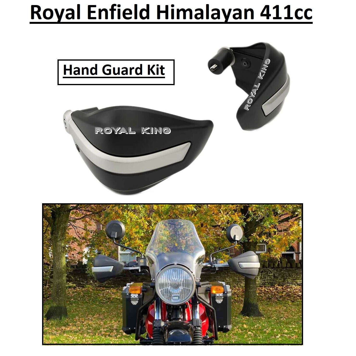Royal Enfield Hand Guard Kit for Himalayan & Scram 411cc | eBay