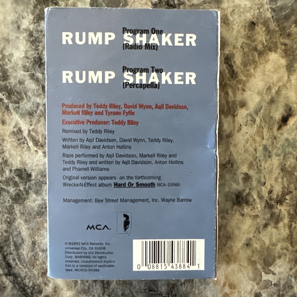 Wreckx-N-Effect 1992 Rump Shaker Cassette Single 8815438841| eBay