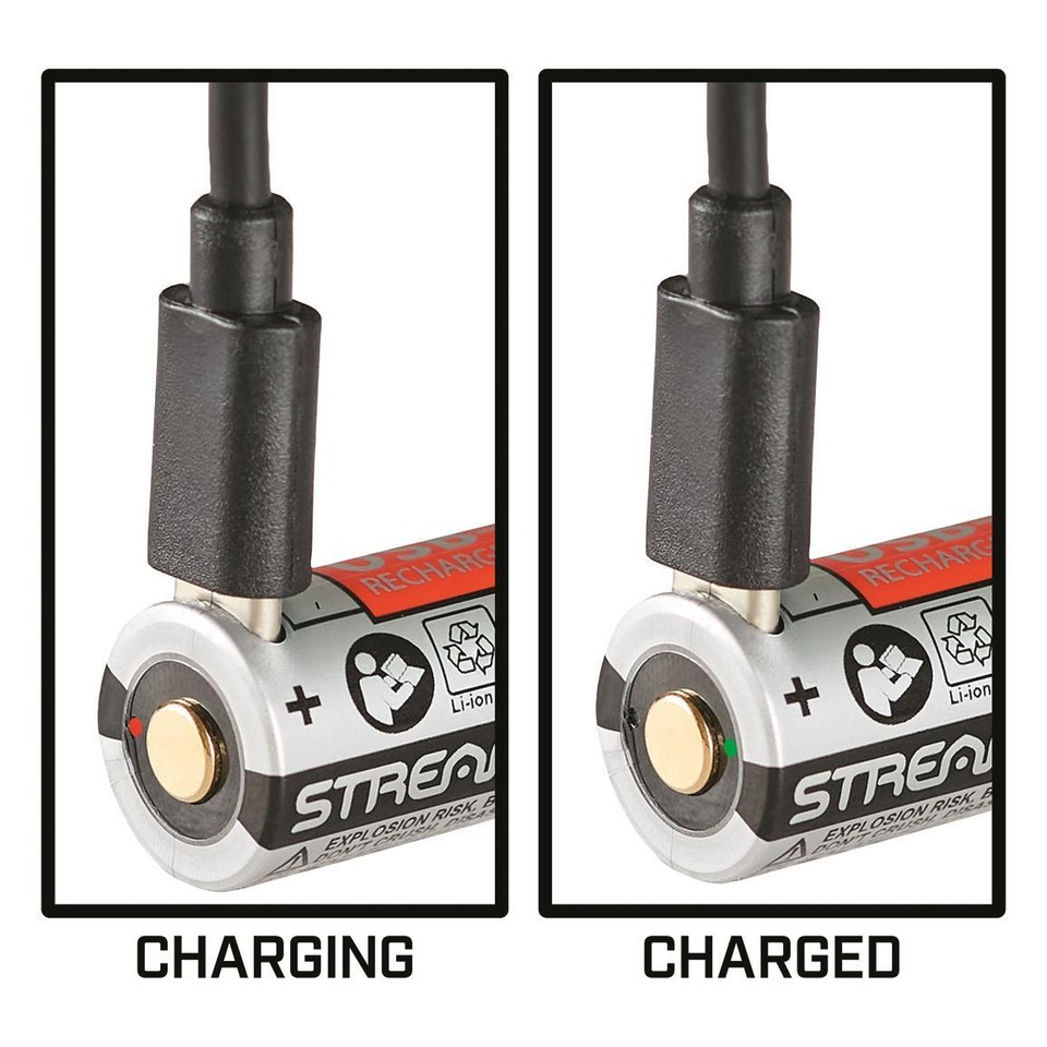 2-Pack Streamlight Rechargeable Battery CR123A 850mAh SL-B9 (20237) 300 ...