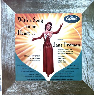 Jane Froman - With A Song In My Heart LP (VG/VG) . | eBay