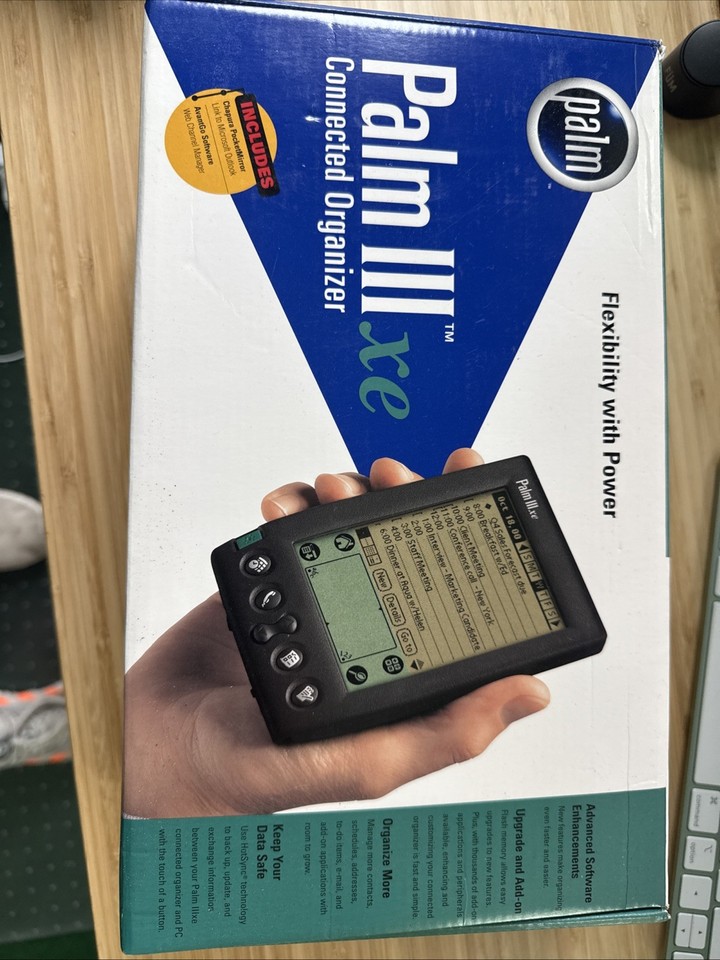 Palm IIIxe Handheld With Original Box and Accessories | eBay
