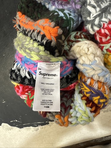 NEW Supreme Hand Tied Beanie FW23 Multicolor Authentic - Opened Bag | eBay