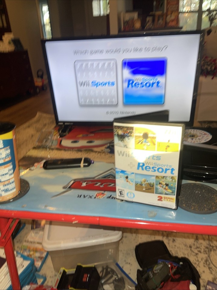 Wii Sports & Wii Sports Resort 2 in 1 Combo Disc Only Resurfaced Tested ...