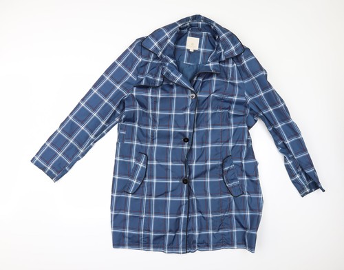 Betty Kay Womens Blue Check Jacket Size 14 | eBay UK
