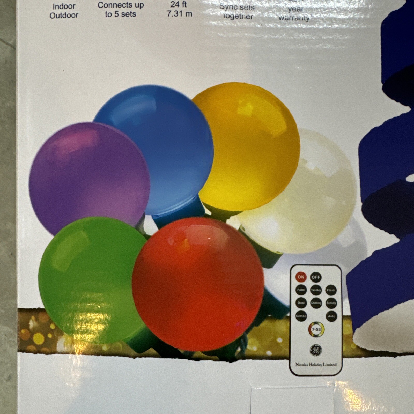 Gemmy 1295986 Remote Controlled LED Lights - Set of 25 for sale online ...