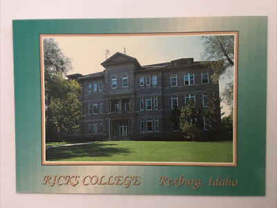 Ricks College Rexburg Idaho Vintage Postcard | eBay