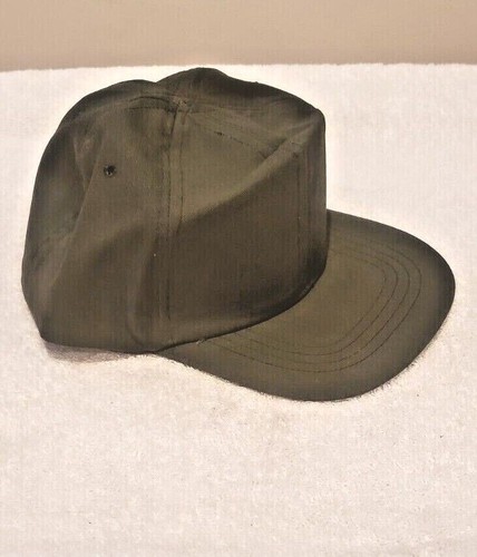 US Army Olive Green 507 Hot Weather 6 Panel Leather Trim Cap NOS 80s ...