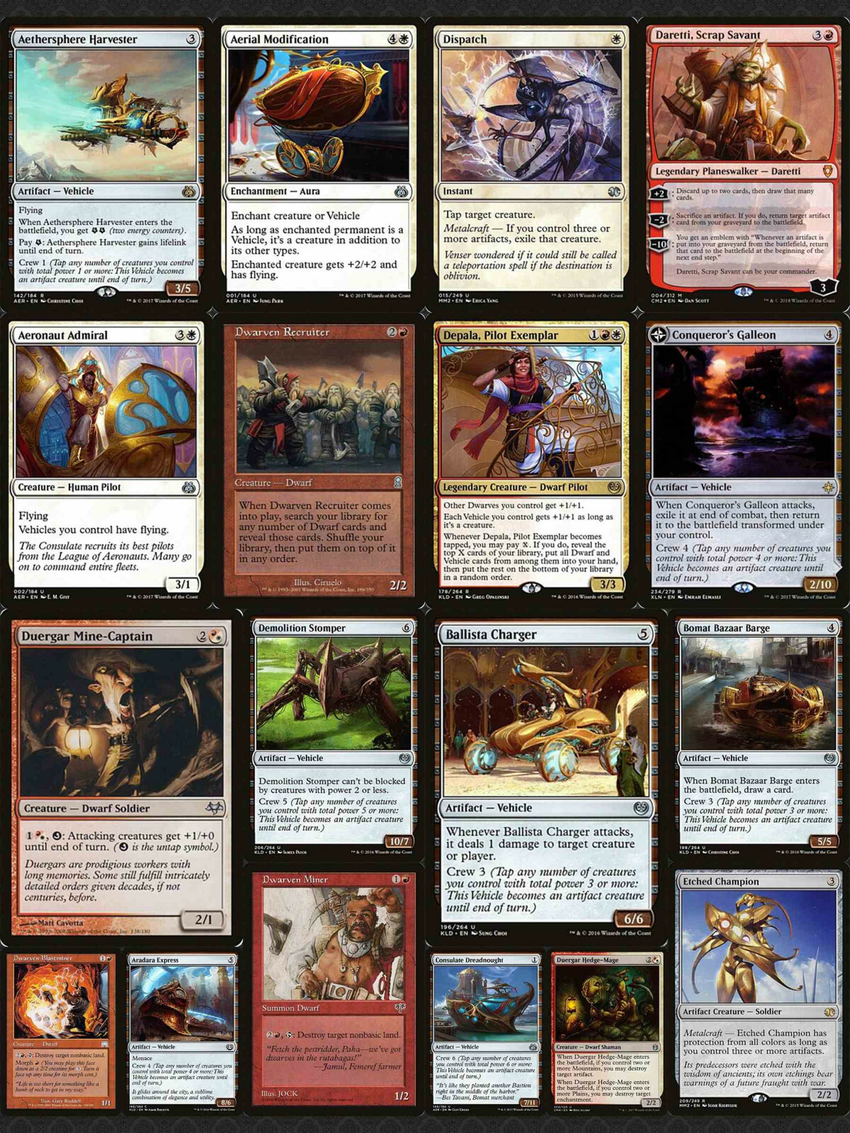 Depala, Pilot Exemplar Vehicles *BOROS* Commander Deck - Magic MTG ...